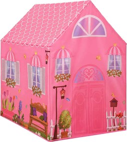 vidaXL Dětský stan na hraní s 250 míčky růžový 69 x 94 x 104 cm [3107749] Barva: Vícebarevné 2