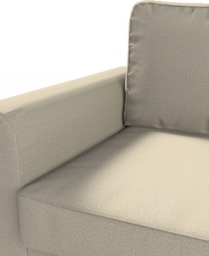 Potah na pohovku IKEA Backabro,  3-místná, rozkládací barva béžová látka pletený vzor