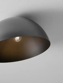 LED černé designové stropní svítidlo Gea