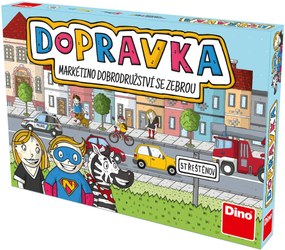DINO Hra Dopravka rodinná desková *SPOLEČENSKÉ HRY* dn631854