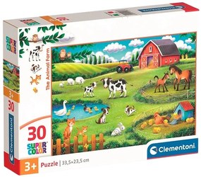 Clementoni - Puzzle 30 Zvířecí farma