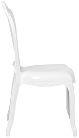 Bílá plastová židle VERMONT Beliani