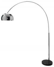 Designová stojanová lampa Arch chrom