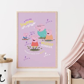 Oboustranný plakát Prasátko Peppa | 30 x 42 cm | DP351387