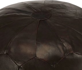 vidaXL Sedací puf 40 x 35 cm pravá kozí kůže [248130] Barva: Černá