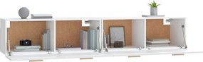 Nástěnné skříňky 2 ks bílé 100 x 36,5 x 35 cm kompozitní dřevo 3115660