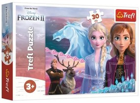 Trefl Puzzle Ledové království II/Frozen II 30 dílků 27x20cm v krabici 21x14x4cm
