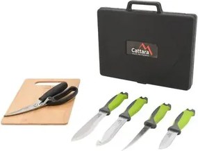 Cattara Grilovací nože sada 4+1+1