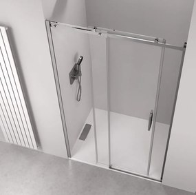 Polysan THRON ROUND sprchové dveře 1500 mm, kulaté pojezdy, čiré sklo TL5015-5005