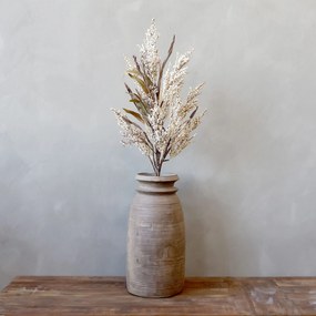 Chic Antique Dekorativní umělé květy Seed Capsules Cream 93 cm, béžová barva, krémová barva, kov, plast