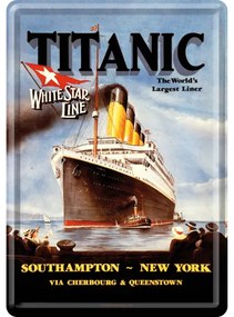 Postershop Plechová pohlednice - Titanic