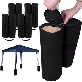 Závaží na nohy party stanu, 4 ks, černá Kingsleeve