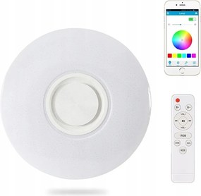 60W Rgb Led lampa s Bluetooth reproduktorem dálkový ovladač App, stmívatelné ovládání