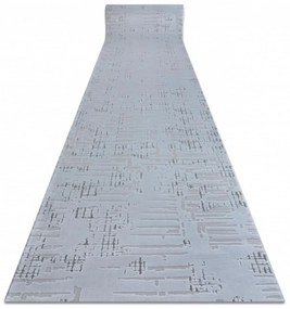 Luxusní běhoun akryl Ilona šedomodrý 120cm