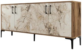 Designová komoda Harsha 180 cm vzor mramor