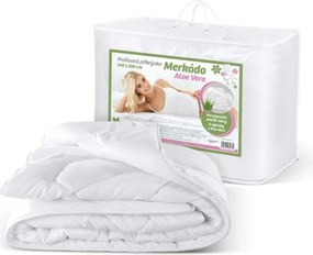 Bellatex Přikrývka Merkado Aloe Vera celoroční, 140x200, 850g 140x200 cm bílá