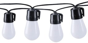 SOLIGHT LED smart párty řetěz 10W, RGB, bluetooth, 15 žárovek, 14m+6m, IP44