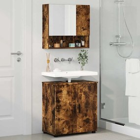 Sada koupelnového nábytku 2 ks Kouřový dub 61 x 35 x 64 cm 3392938