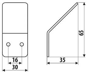 In-Design Nábytkový věšák CANE černý