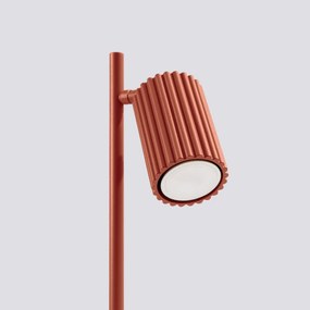 Sollux Lighting Stolní lampa KARBON červená okrová