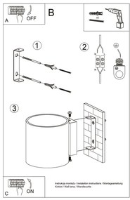 Brilagi -  LED Nástěnné svítidlo FRIDA 1xG9/4W/230V černá