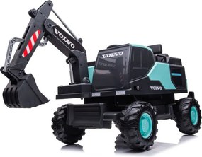 LEAN CARS Elektrické rypadlo Volvo DK-VE888 na baterie, modré