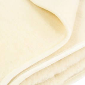 Kampol K Bedding hřejivé produkty Vlněná přikrývka 200x220 merino australská 600g bílá