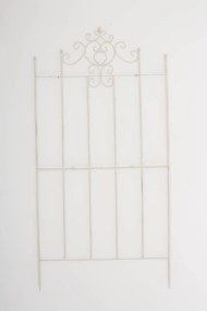 Mřížka na popínavé rostliny Paula - 180 x 85,5 cm - Krémová antik