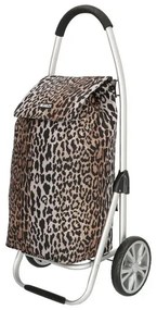 Beagles Leopardí prémiový nákupní vozík na kolečkách “Aluman“