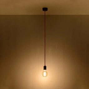 Sollux Lighting Závěsné svítidlo EDISON černé