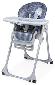 Chicco Židlička jídelní Polly Easy Grey Melange