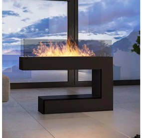 InFire - BIO krb 110x92 cm 3kW černá