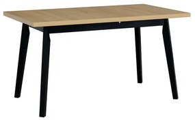 Rozkládací stůl Harry 80 x 140/180 V, Barva dřeva: dub artisan - L, Barvy nožiček: Bíla