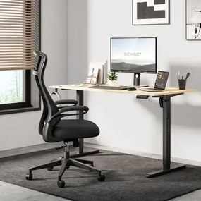 SENSE7 Revo černá / Kancelářské ergonomické křeslo / nosnost 140 kg