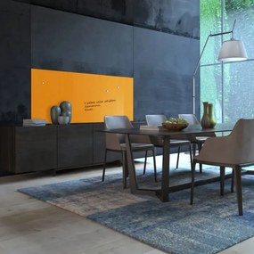 Žlutá neapolská firemní skleněná magnetická tabule Smatab® - 40 × 60 cm