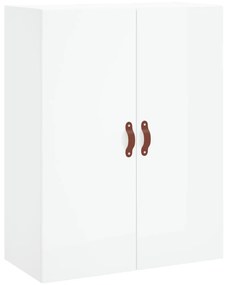 Skříň highboard lesklá bílá 69,5 x 34 x 180 cm kompozitní dřevo,  3195653