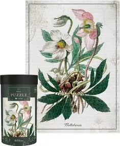 INTERDRUK Puzzle Botanic: Čemeřice / 1000 dílků / rozměr 48 × 67 cm
