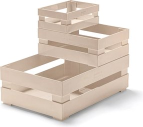 Tchibo - Úložné boxy - barva: béžová