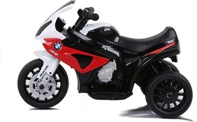 LEAN CARS Elektrická tříkolka motorka BMW S1000RR, červená