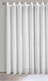 ZÁCLONA NA KROUŽCÍCH MARGO 300 CM X 250 CM CM BÍLÁ