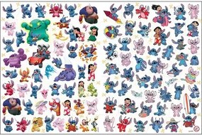 JIRI MODELS Omalovánky s tetováním Lilo  Stitch / 24 stran / 100 tetov