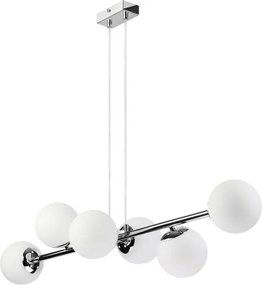 Brilagi - Lustr na lanku MALONY 6xE14/20W/230V lesklý chrom
