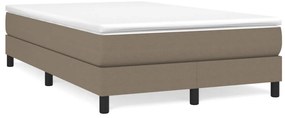 Box spring postel s matrací taupe 120x190 cm textil 3269661