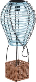 Solární lucerna balón s LED osvětlením PLA113 BLUE-L