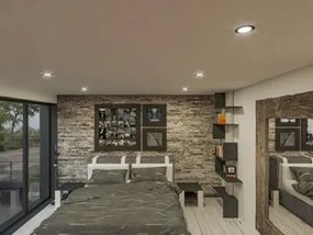 Podhledové LED svítidlo Panlux VP COB 6W 4000K černá PN14300046
