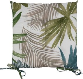 Venkovní podsedák s výplní a listy Banjol - 40*40*5 cm