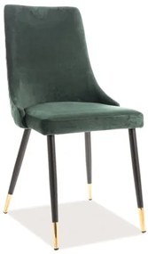 Jídelní židle Polly (zelená + černá). 1050727