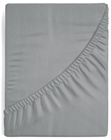 ELASTICKÉ JERSEY PROSTĚRADLO 200X220 CM, VÝŠKA 30 CM ŠEDÁ