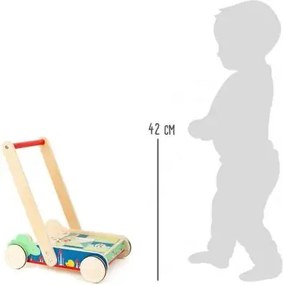 Small Foot Dřevěný vozík s kostkami Move it! / od 12 měsíců