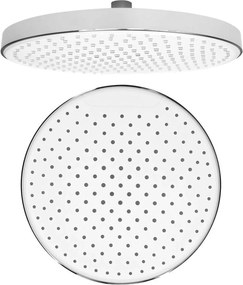 Sapho - Hlavová sprcha, průměr 26 cm, chrom/bílá SK151